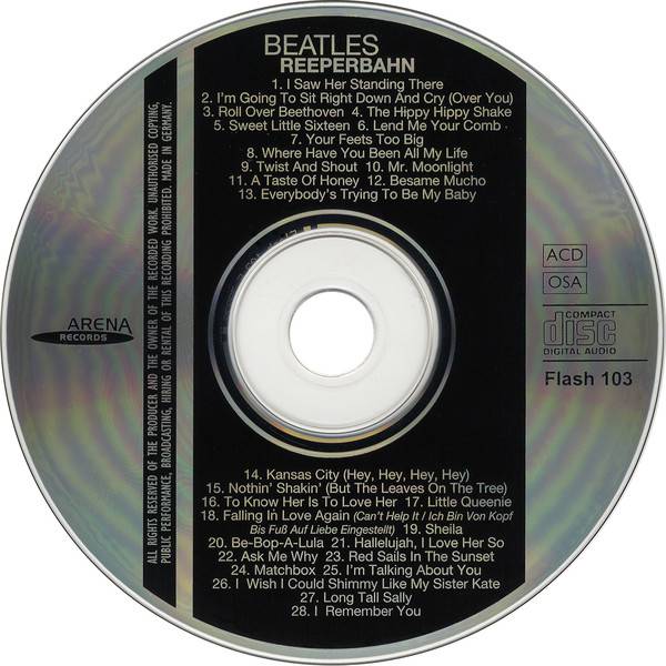 The Beatles Reeperbahn The Early Beatles : CD1 | CD Covers | Cover ...